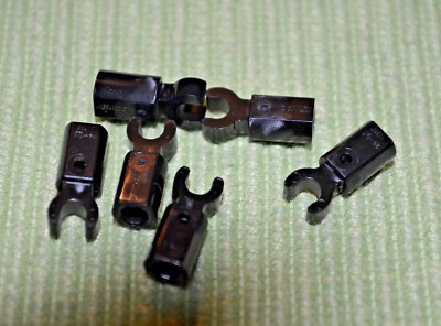 (6) Black #2 Clamp / Clasp / Rod Holder Bricks ~ Technic ~ Lego ~ NEW ...