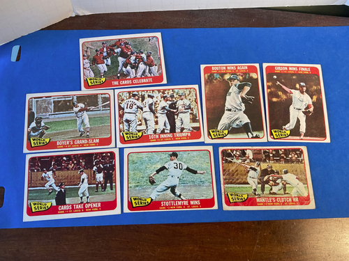1965 Topps Baseball World Series Complete Card Subset-New York Yankees ...