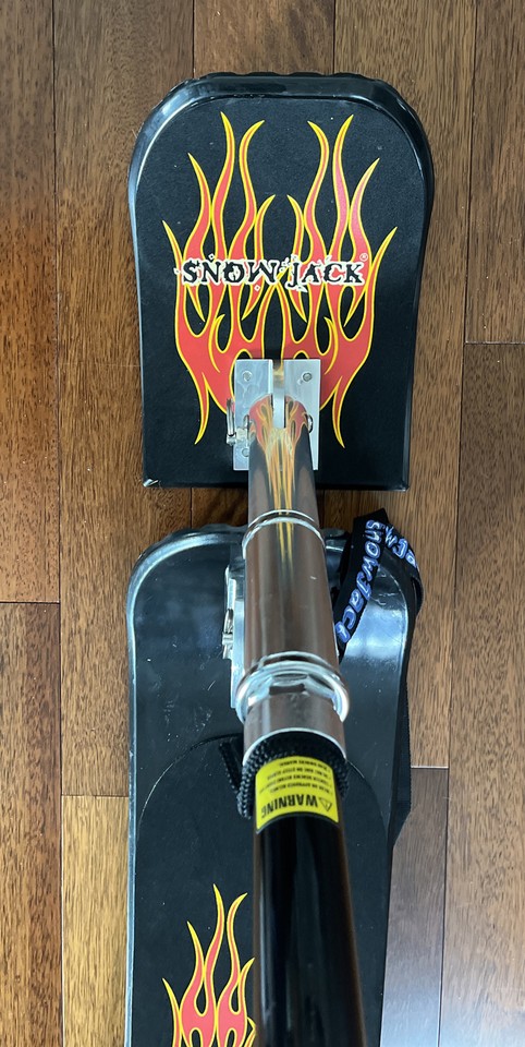 Snow Jack Scooter by SIC Upright Sled Snowboard Board Handle Bar | eBay