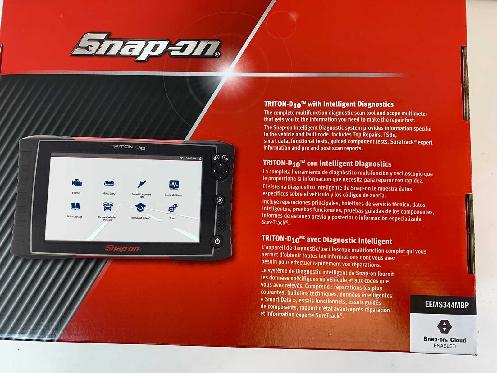 Snap-on EEMS344 Triton D10 Scanner for sale online | eBay