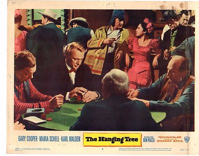 gary cooper maria schell karl malden the hanging tree 11x14" Lobby Card ...