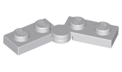 Lego 2429c01 - Light Bluish Grey Hinge Plate 1 x 4 Swivel (2429 / 2430 ...