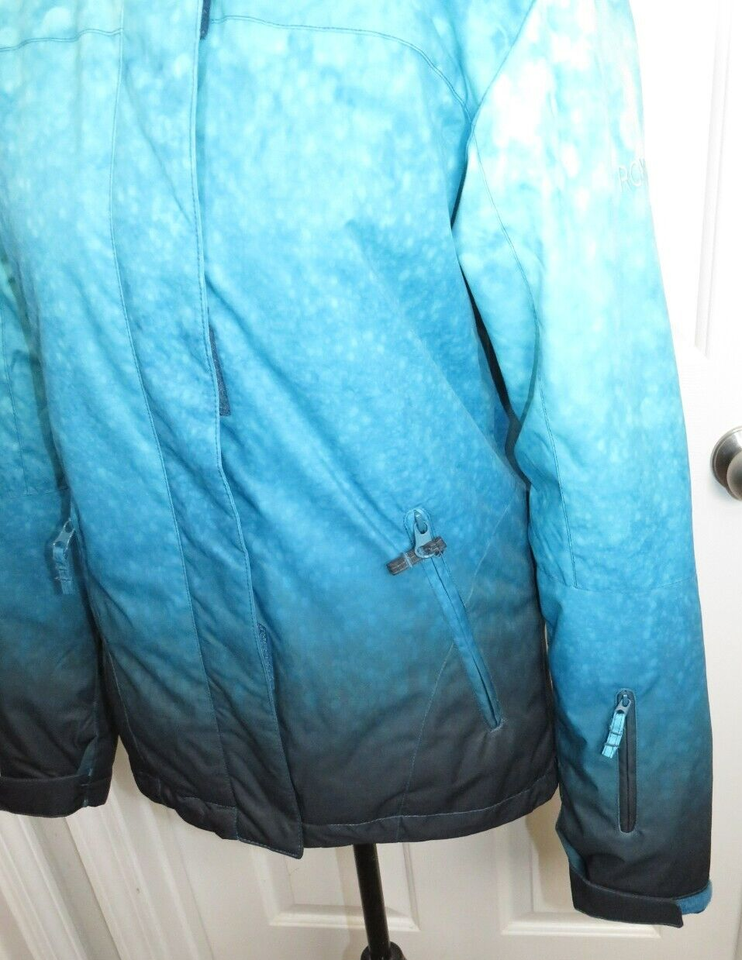 Roxy DryFlight Snowboard Ski Jacket Ombre Blue Women's Size Small | eBay