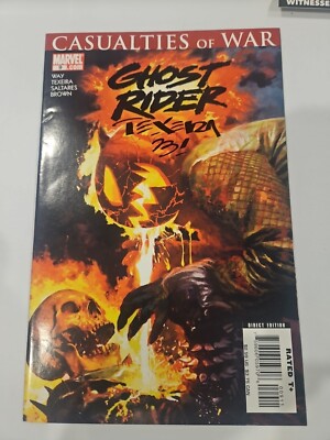 Ghost Rider #9 NM Arthur Suydam Cover 2007 Signed Mark Texeira Jack O ...