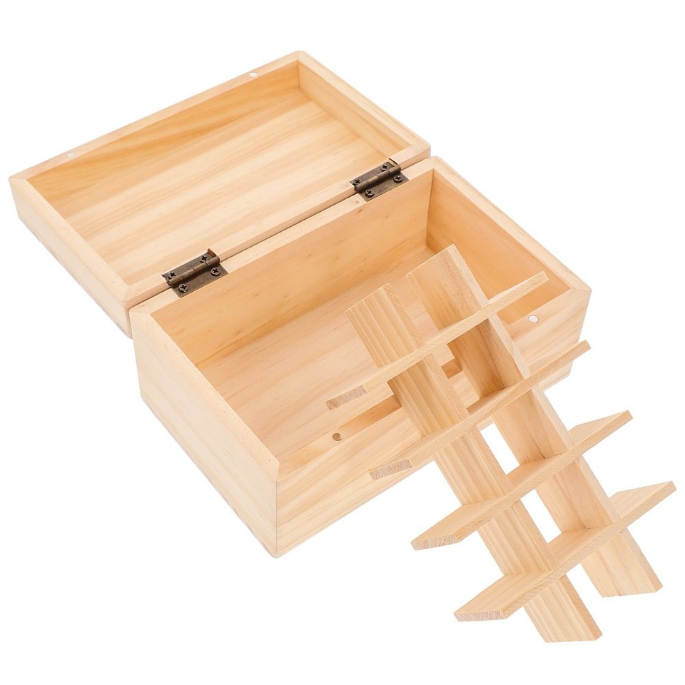 15 Grids Wooden Essential Oil Storage Box for 10ml Bottle Holder | eBay ...