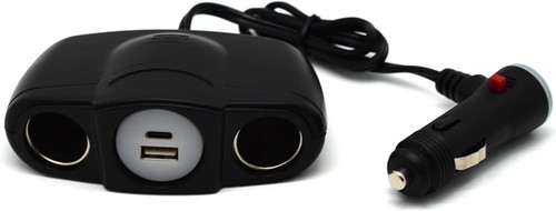 12V Car Cigarette Lighter Adapter, Dual Cigarette Lighter Splitter with ...