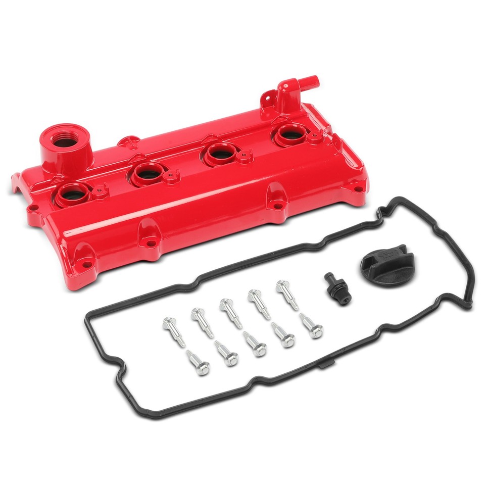Aluminum Red Engine Valve Cover for Nissan X-Trail 2002-2012 L4 2.5L ...
