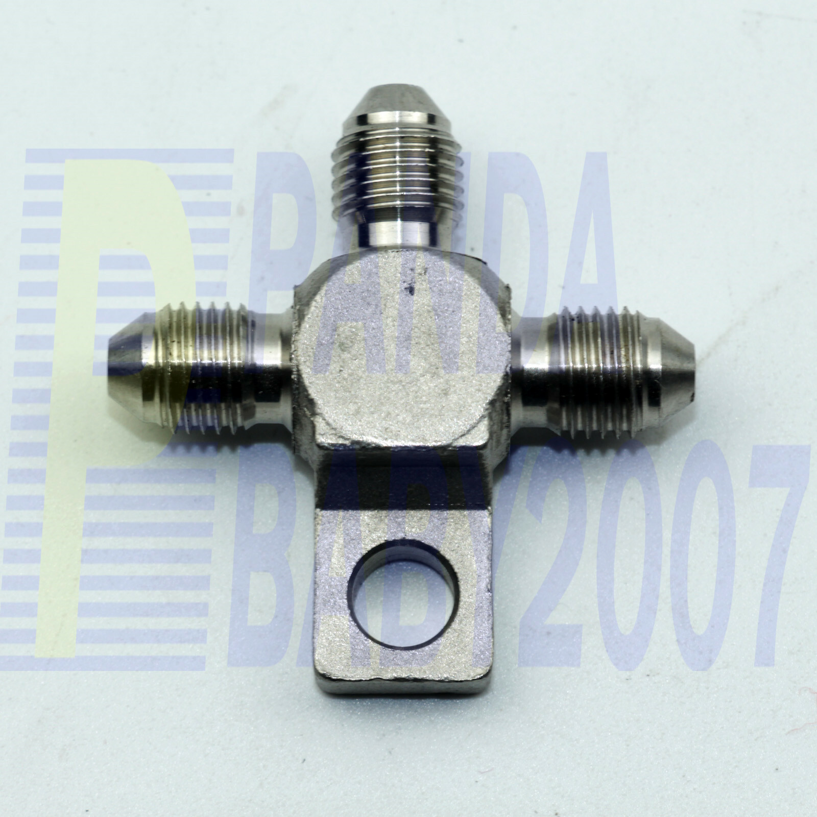 SUS T Tee 3 way Brake Line Male AN3 3AN Fitting Connector Splitter ...