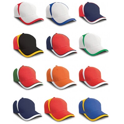 RESULT CAPS Cappie in Länderfarben Baseball Cap National Fußball RH62 ...