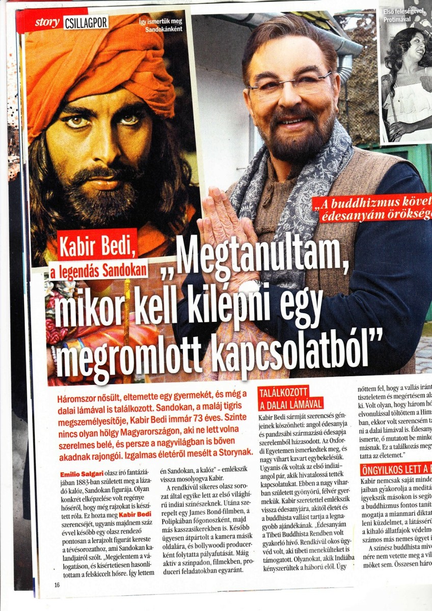 Kabir Bedi Sandokan Photo