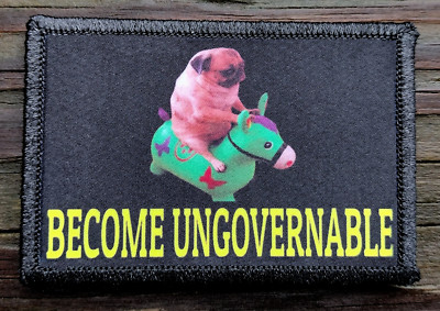 Become Ungovernable Morale Patch Hook and Loop Army 2nd Amendment Funny 2A | eBay