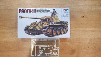 NEW Tamiya WWII Military German Panther V Tank Model Kit No. 65 Scale 1 ...