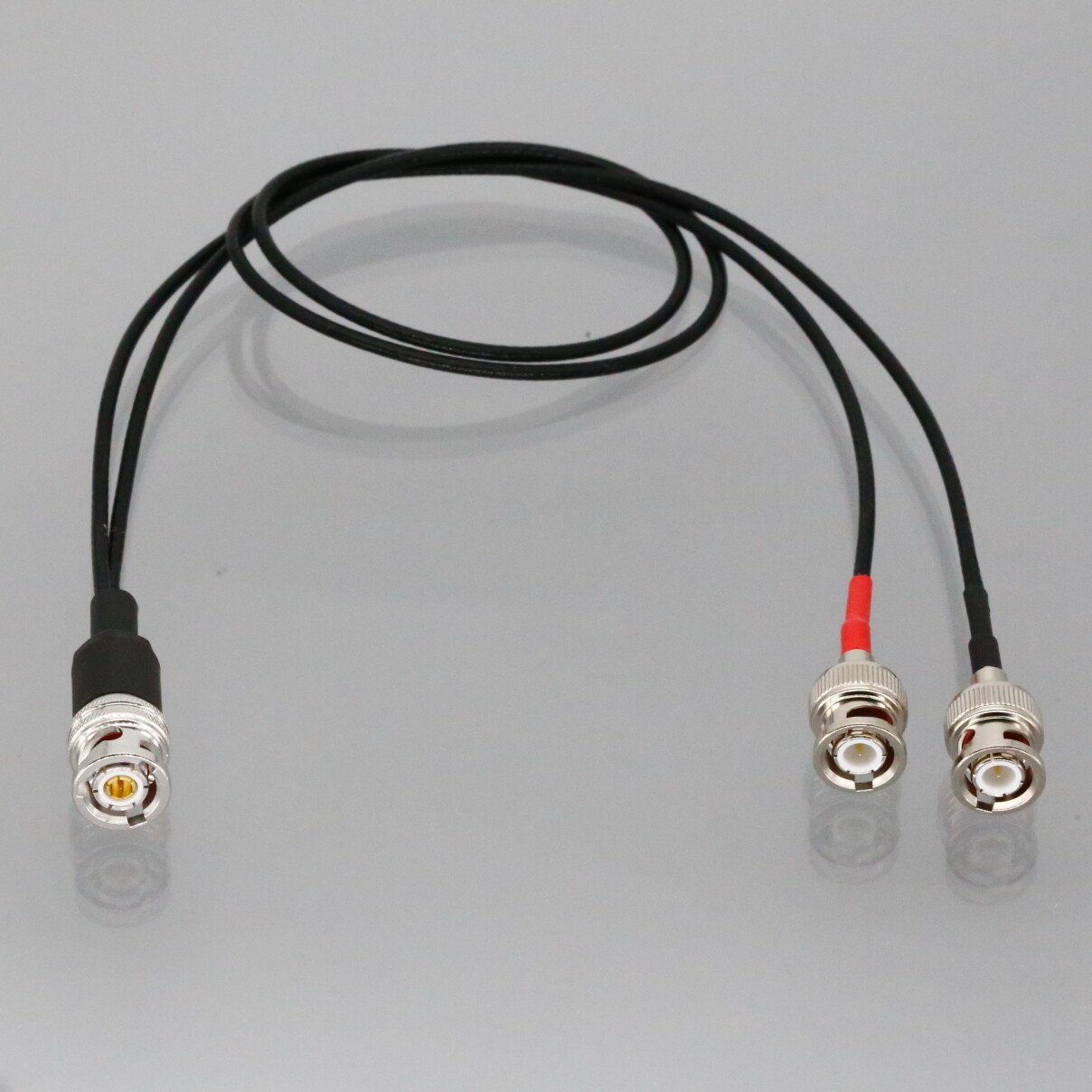 3-Lug Triax TRB Male to HI Guard Coax Dual BNC Male Splitter Cable ...