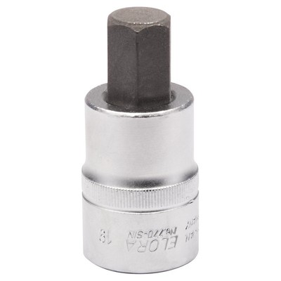Elora 19mm Hexagon Screwdriver Socket 3/4"D Heavy Duty Hardened Hex ...