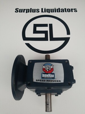 BRAND NEW IRON MAN OHIO GEAR SPEED REDUCER BMQ621-15-D-56 LEESON 15:1 ...
