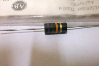 ALLEN BRADLEY 75k 2 watt 5% Carbon Comp Resistor(1) | eBay