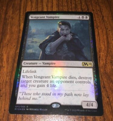 PROMO FOIL Vengeant Vampire 2019 Core Set GIFT BOX 2018 EXCLUSIVE ...