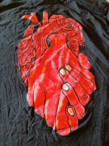 Neon Riot Hand Red Rose Flower Cool Style Medium. | eBay