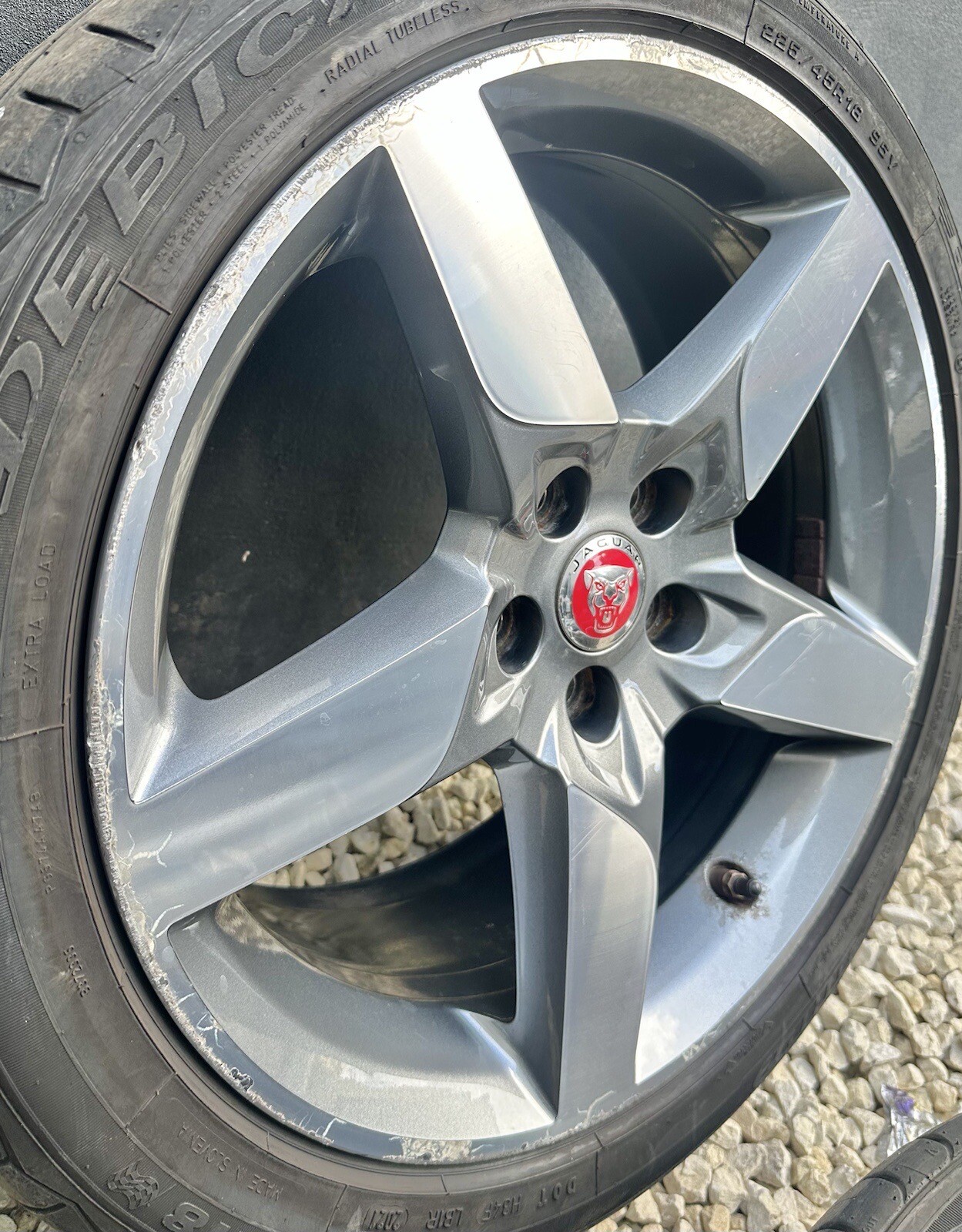 4x18” JAGUAR XE R SPORT X760 GENUINE ALLOY WHEELS SET DIAMOND CUT 5 ...