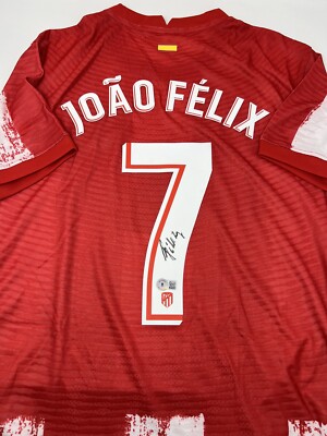 Joao Felix Signed Autographed Atletico Madrid Authentic Nike Jersey ...