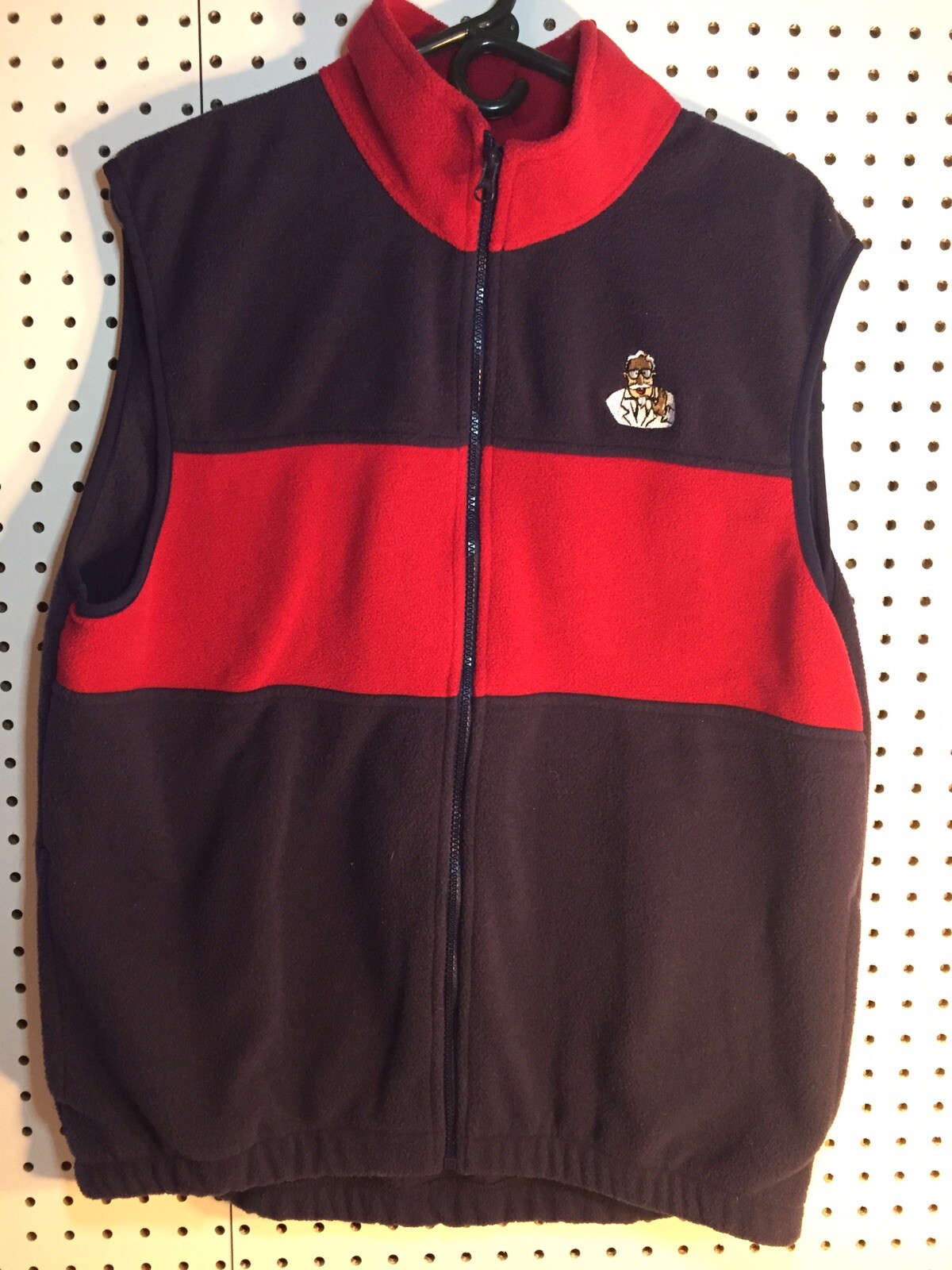 Kentucky Fried Chicken KFC Fleece Vest color block Vi… - Gem