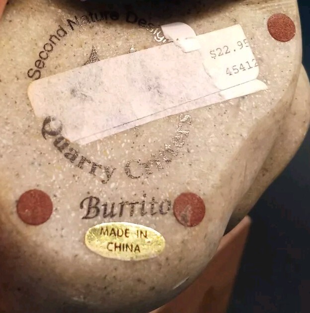 Quarry Critters Bear “Burrito” Shelf Sitter Second Nature Design 2000 ...