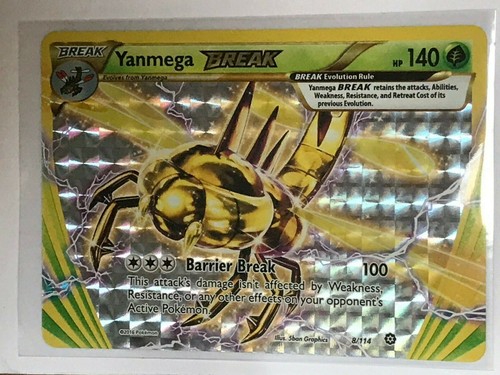 Yanmega BREAK ULTRA RARE 8/114 Pokemon XY Steam Siege NM HOLO | eBay
