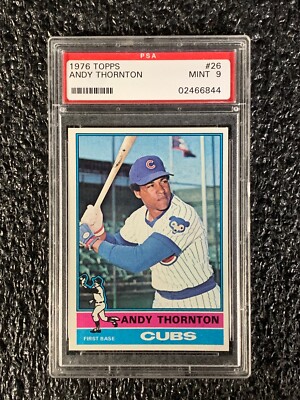 1976 Topps Baseball #26 Andy Thornton PSA 9 | eBay