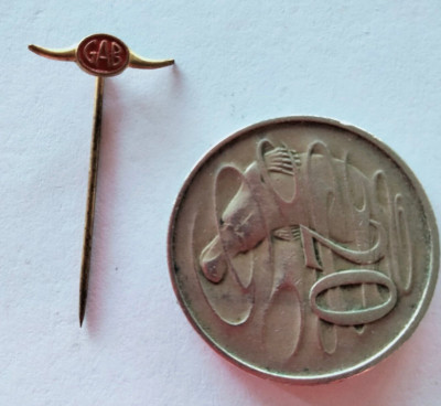 GAB Gold Colored Stick Pin | eBay Australia