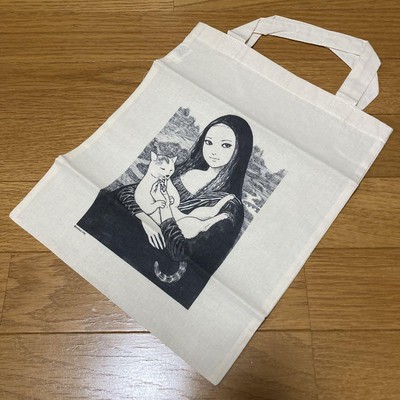 Yuko Higuchi Junji Ito Yonto Mona Lisa Tote Bag Small Ecru Boris ...