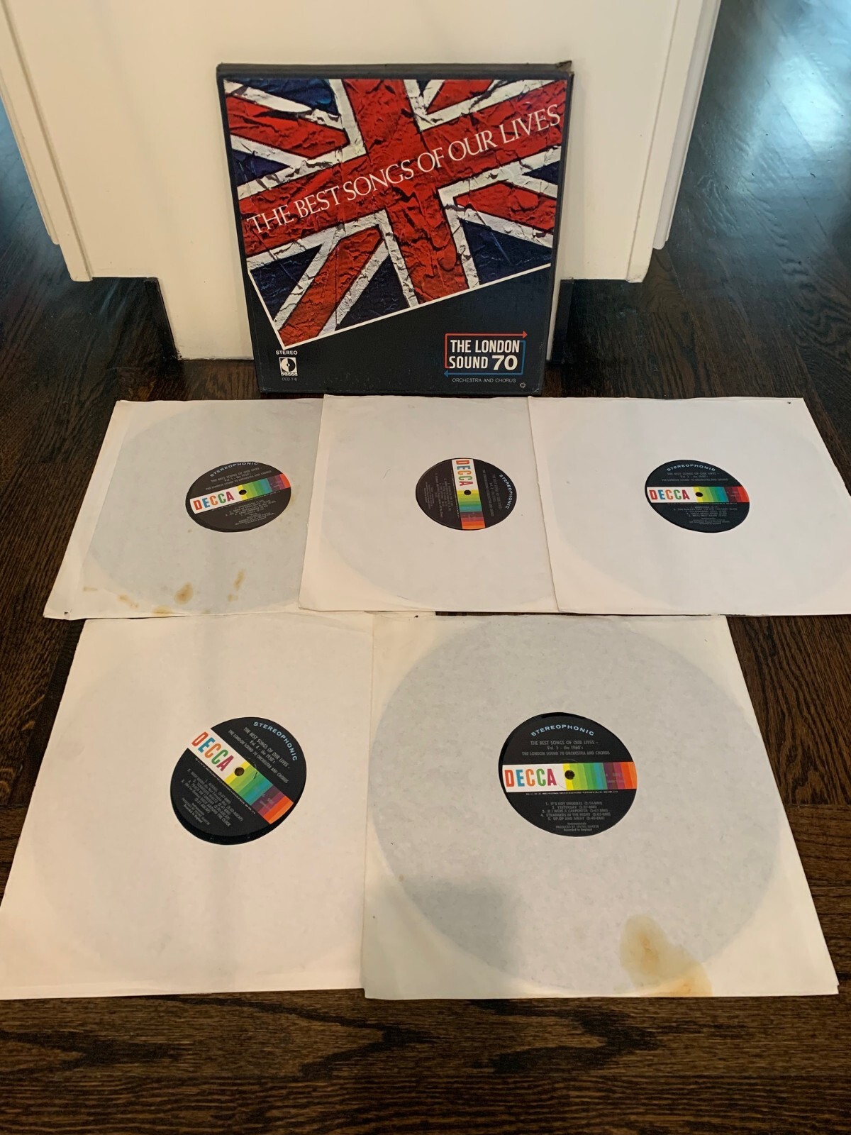 The Best Songs of Our Lives The London Sound 70 5 Vinyl LP Set DED 7-6 ...
