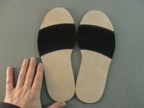 REPLACEMENT FULL LEATHER BLACK RUBBER BOOT SHOE REPAIR TREAD SOLE NEW ...