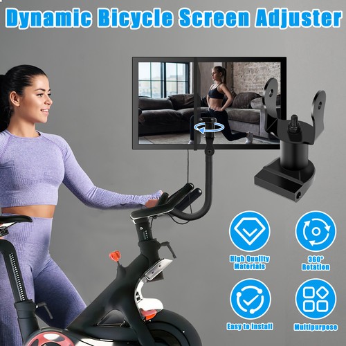 Gym Bike Screen Swivel Mount 360º Rotating Movement Monitor Adjuster ...