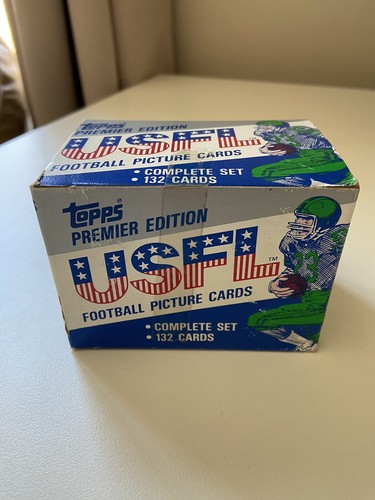 1984 Topps USFL Complete Factory Sealed Set, Young, Kelly, Walker ...