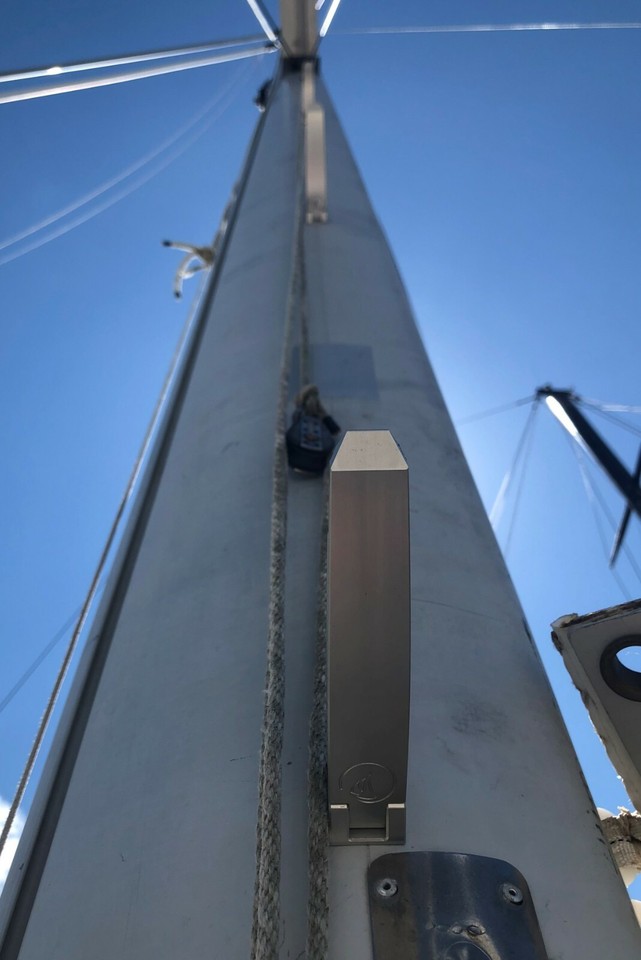 Aluminum Folding Mast Step Black Anodized Titanium Pin Sailboat Lunar ...