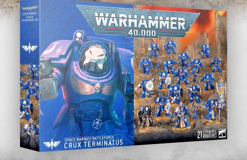 ONLY BOX SPACE MARINE CRUX TERMINATUS TERMINATOR NEW WARHAMMER 40.000 ...
