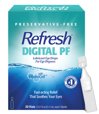 Refresh Digital PF Lubricant Eye Drops, 30 Vials Exp:07/26*Free ...
