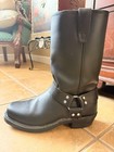 Frye Harness 12R Boots Men 9.5R EW Black Leather Engineer Motorcycle ...