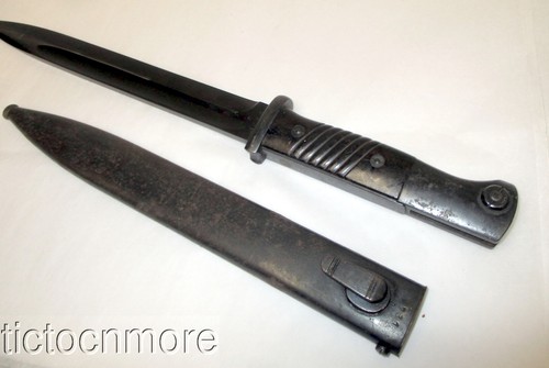 GERMANY WWII GERMAN K98 MAUSER KNIFE BAYONET HORSTER 1940 & DURSKOPP ...
