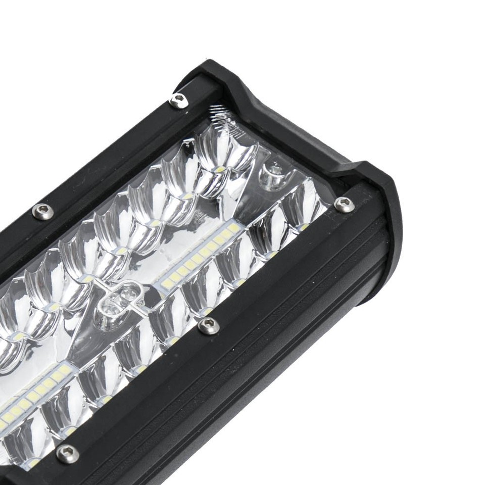 7" 240W LED Light Bar Spot Flood Combo for Jeep SUV ATV UTV Truck Boat ...