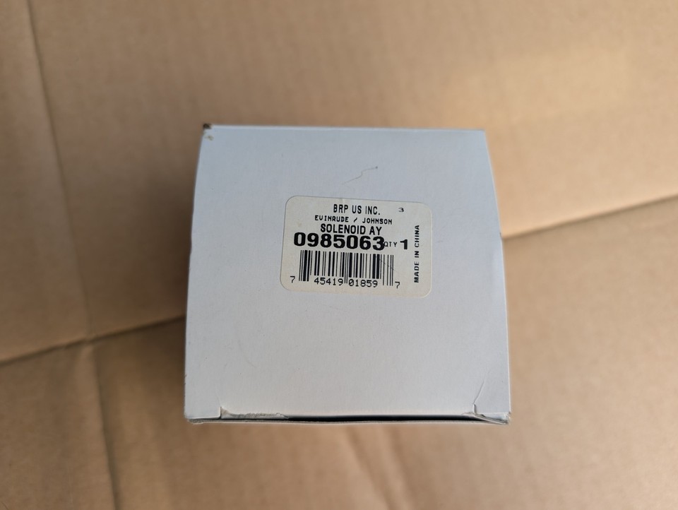NEW OEM OMC 985063 Starter Solenoid BRP Johnson Evinrude Bombardier ...