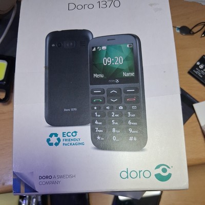 Doro 1370 Unlocked Easy-to-Use Mobile Phone for Seniors with Wide ...