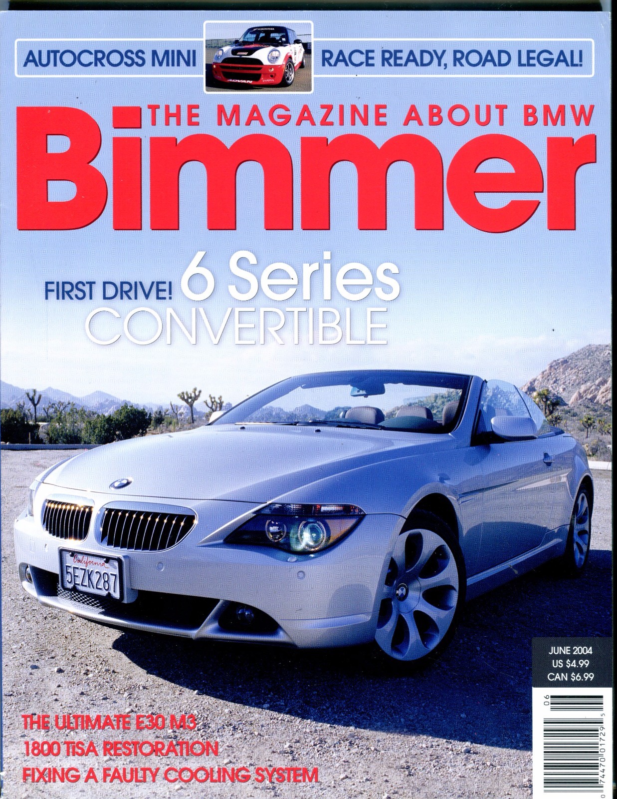 Bimmer BMW Magazine June 2004 6 Series Convertible EX No ML ...