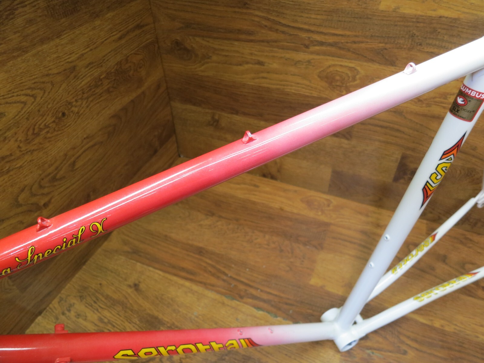 VINTAGE SEROTTA NOVA SPECIAL X COLUMBUS SLX STEEL LUGGED BIKE FRAME SET ...