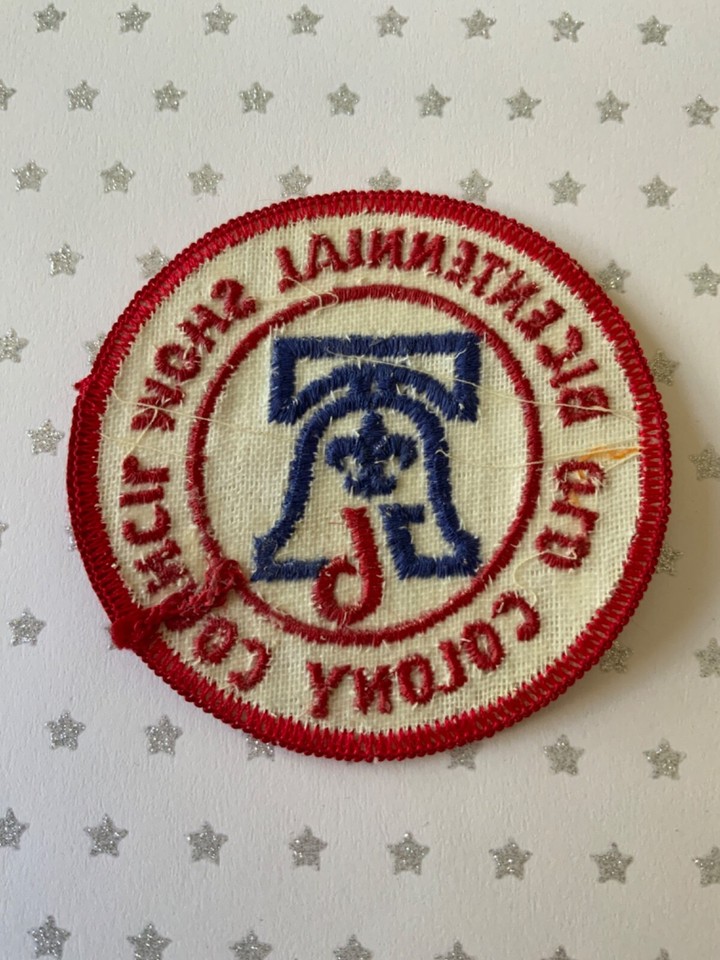 BOY SCOUT 1976 Bicentennial Show OLD COLONY COUNCIL Massachusetts patch ...