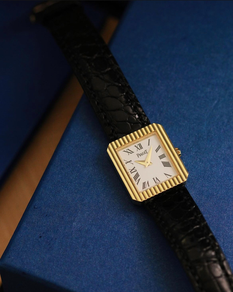Piaget Protocole "Tank" 18K Yellow Gold Quartz Watch | eBay