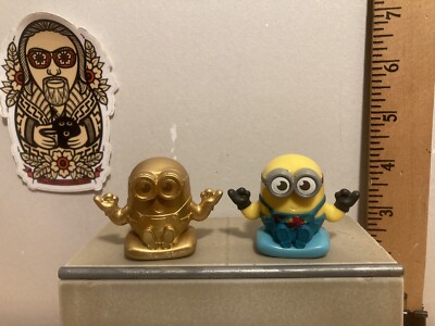 Rare GOLD McDonald's Minion Minions 2019 Zen Meditation Bob Figure ...