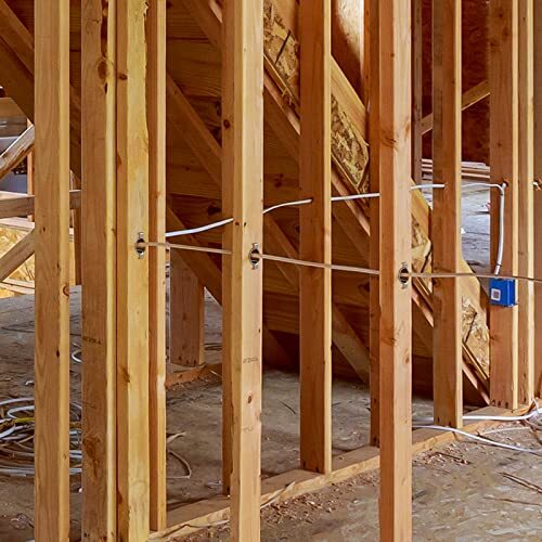 100 Pack Smart Shield Nail Guard For Wire Cable Protectionnail Guard ...