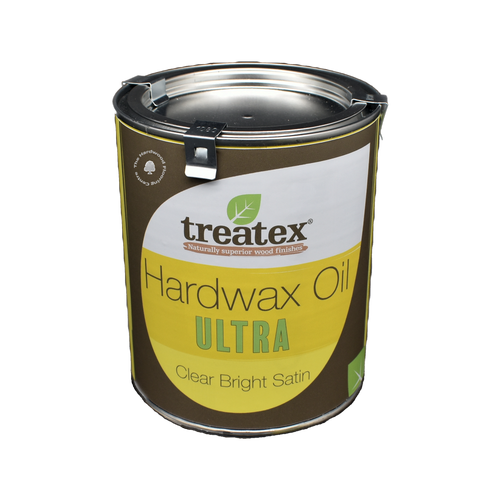 Treatex Hardwax Oil Ultra - Clear Bright Satin 235. 0.5Ltr, 1Ltr, 2 ...