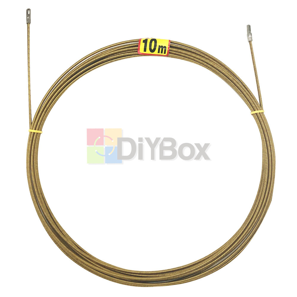 5/10M Electrical Spring Wire Threader Fish Tape Fastener Cable Wire ...